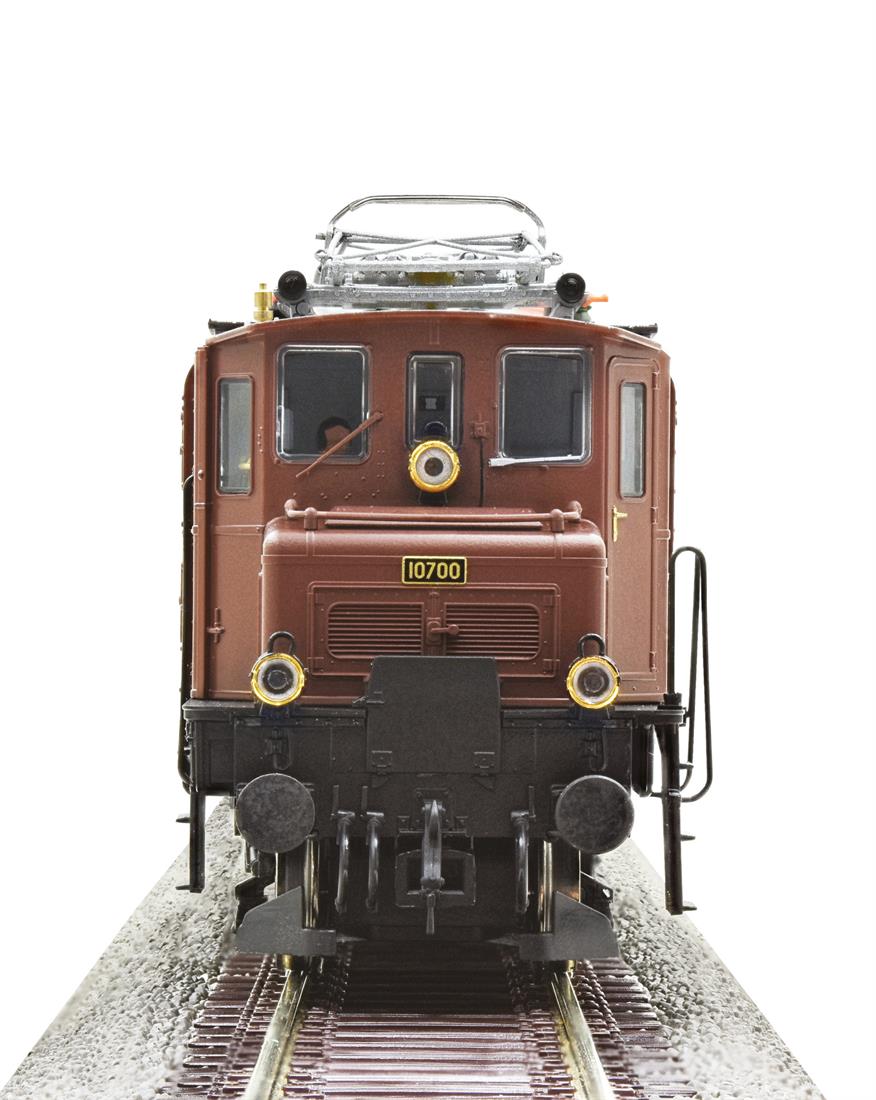 Roco 78090 SBB Ellok Ae 3/6 I 10700 braun, Wechselstrom AC, digital MM ...